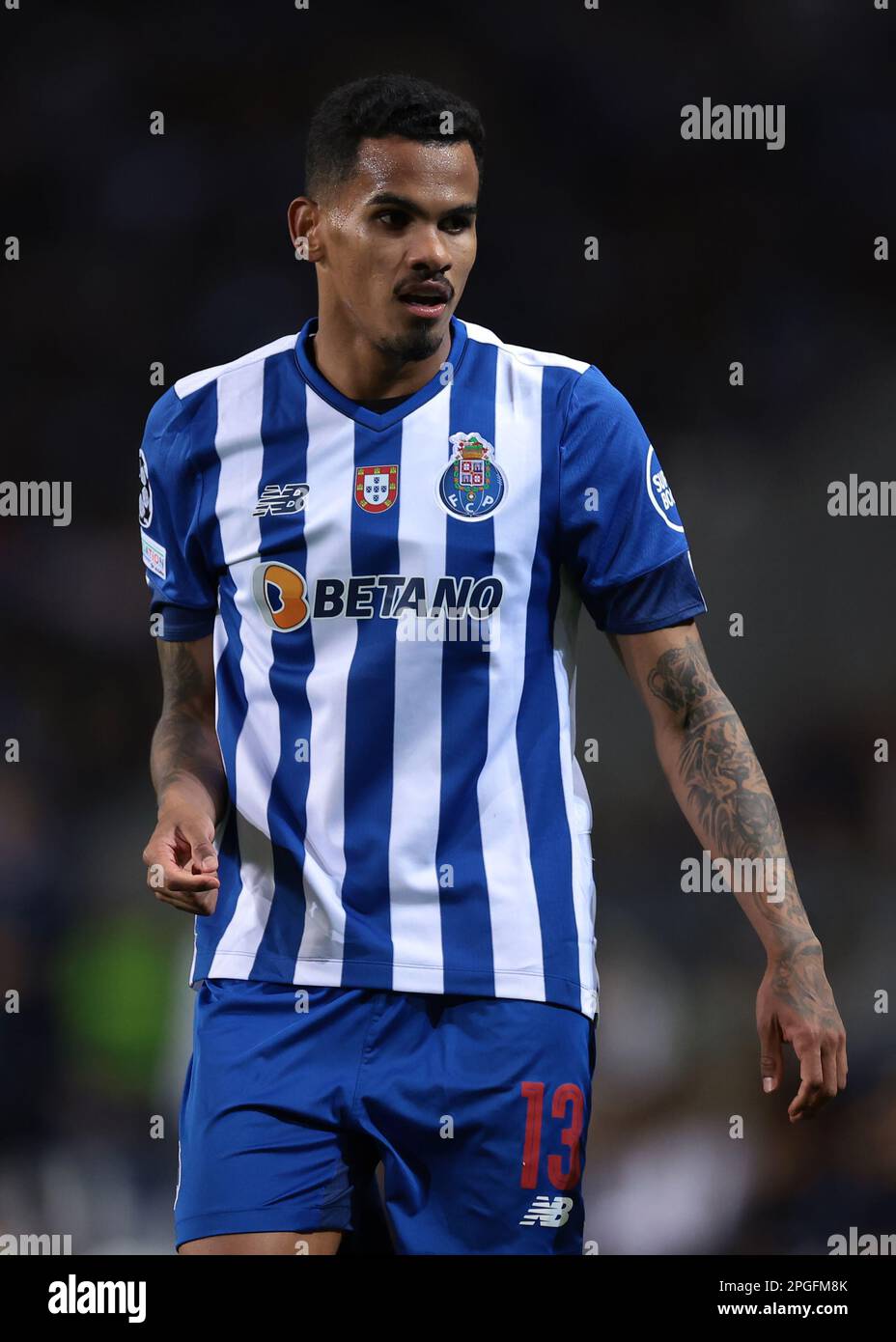 Porto, Portugal, 14th March 2023. Galeno of FC Porto looks on during ...