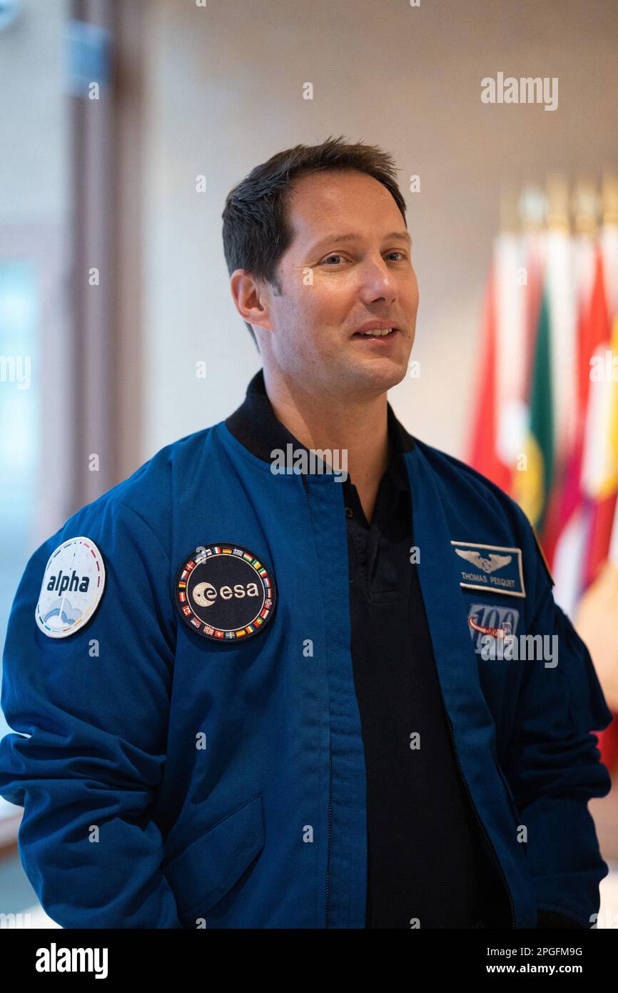 Paris, France. 22nd Mar, 2023. French aerospace engineer, pilot, and ...