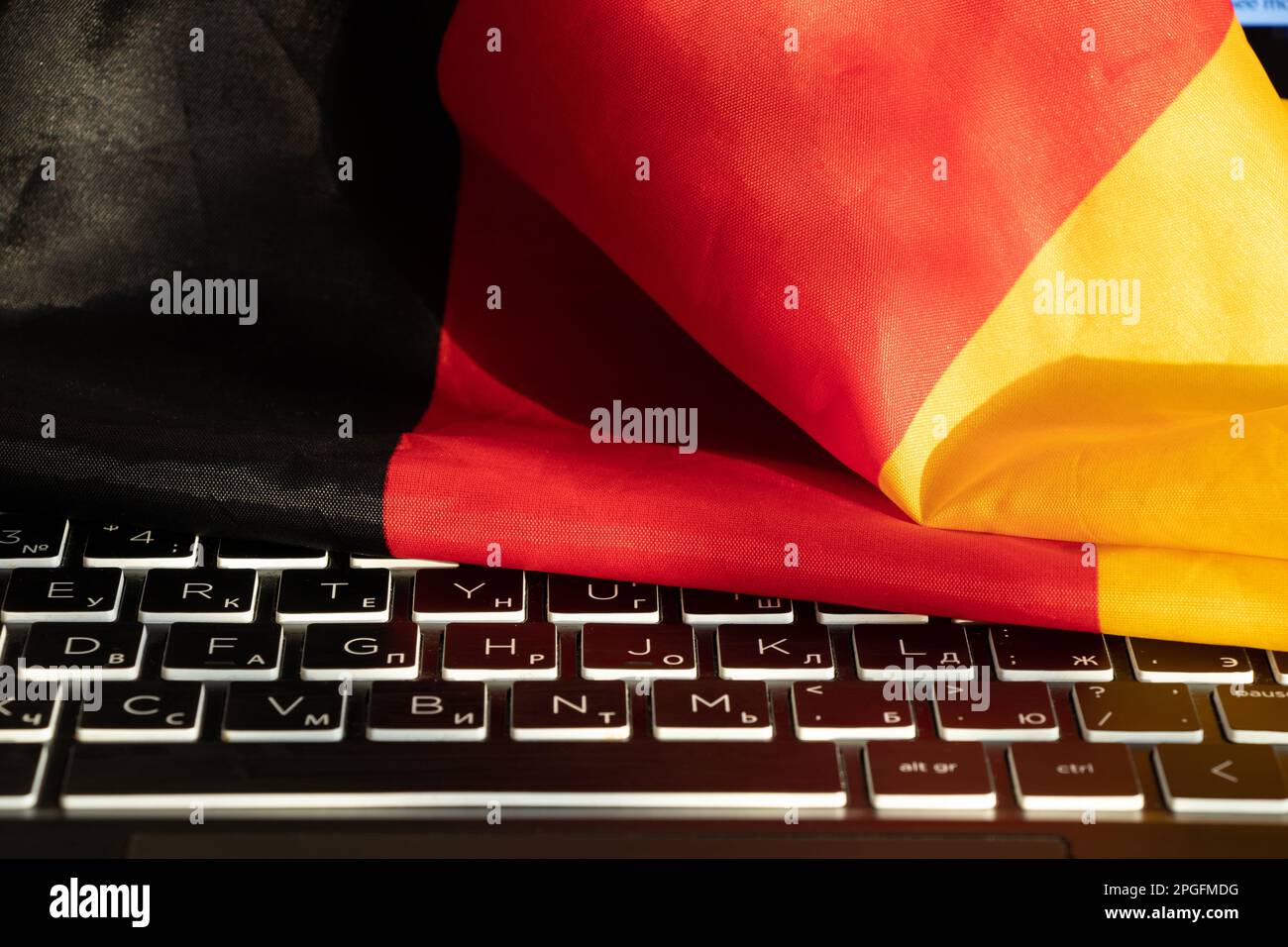 German flag word germany hi-res stock photography and images - Alamy