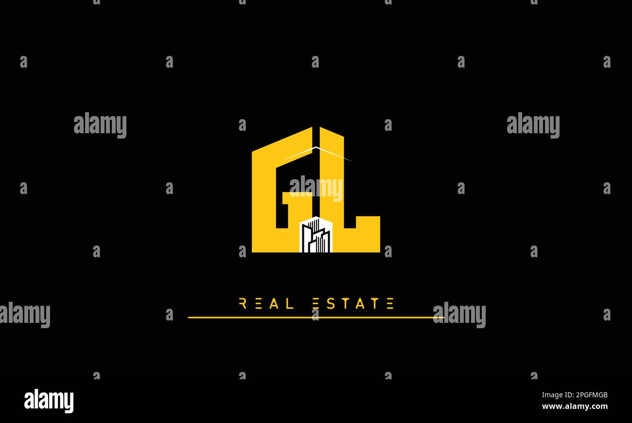 Gl real estate logo hi-res stock photography and images - Alamy