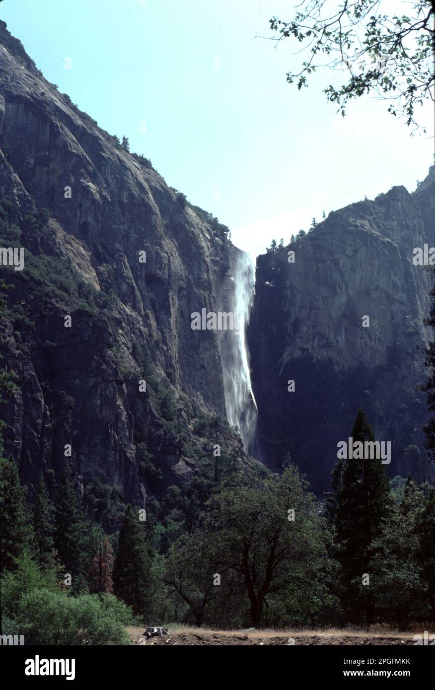 Yosemite National Park. CA. USA 1984. Yosemite Upper, Middle and Lower ...