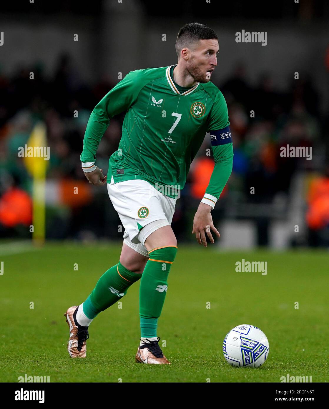 Republic of Ireland's Matt Doherty during the international friendly ...