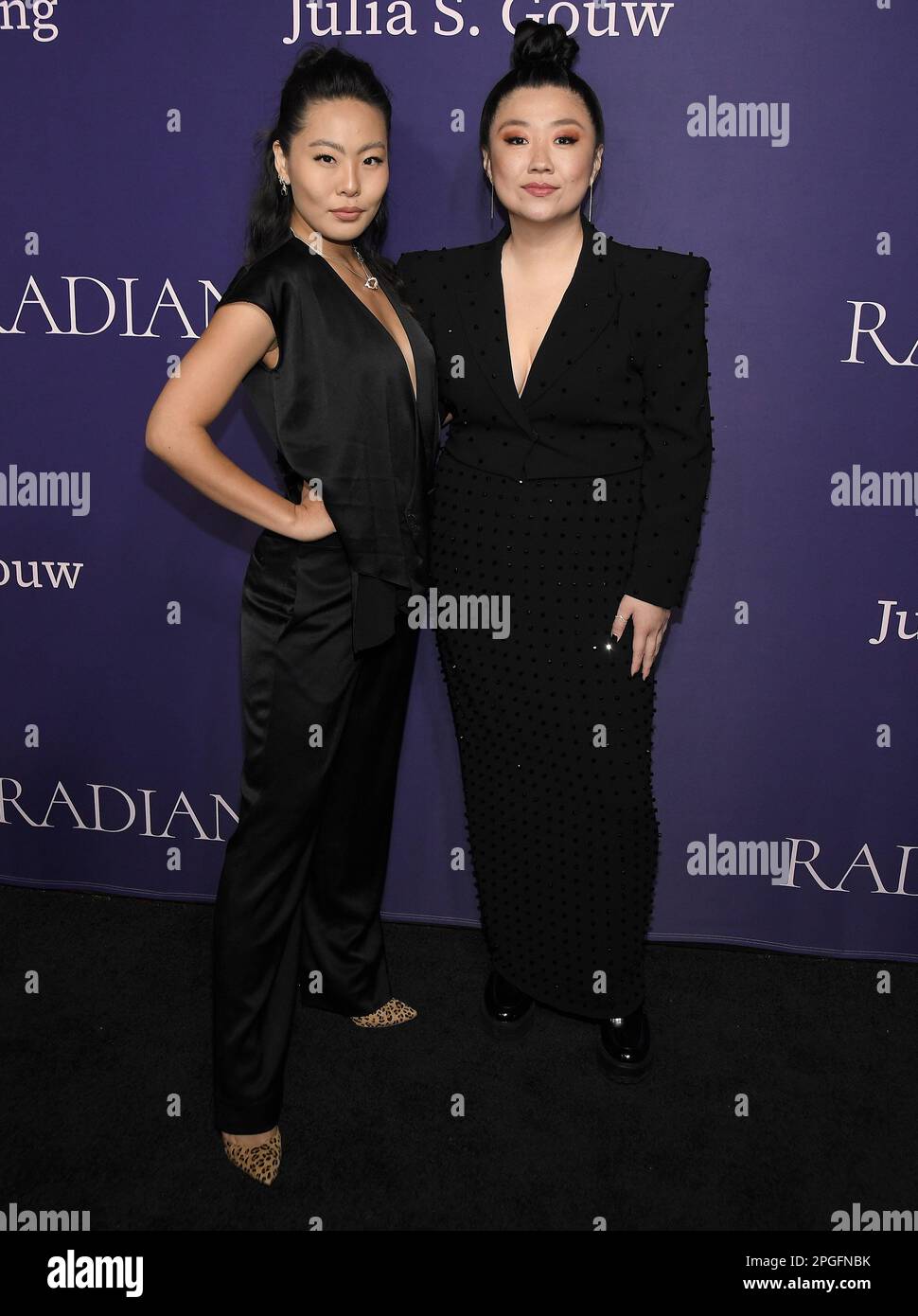 (L-R) Nicole Kang and Sherry Cola at the CAPE Presents RADIANCE Gala ...