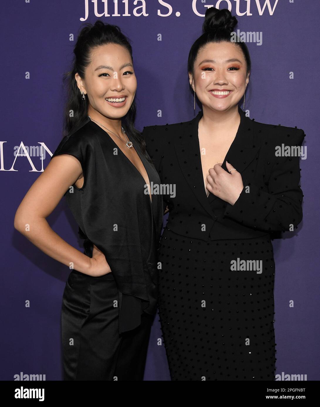 (L-R) Nicole Kang and Sherry Cola at the CAPE Presents RADIANCE Gala ...