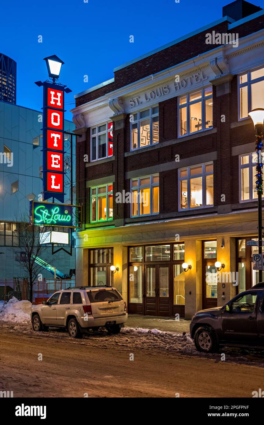 Canada alberta calgary historic architecture hi-res stock photography ...