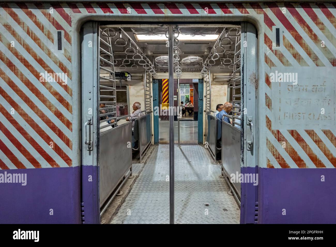 Indian railways train inside hi-res stock photography and images - Alamy