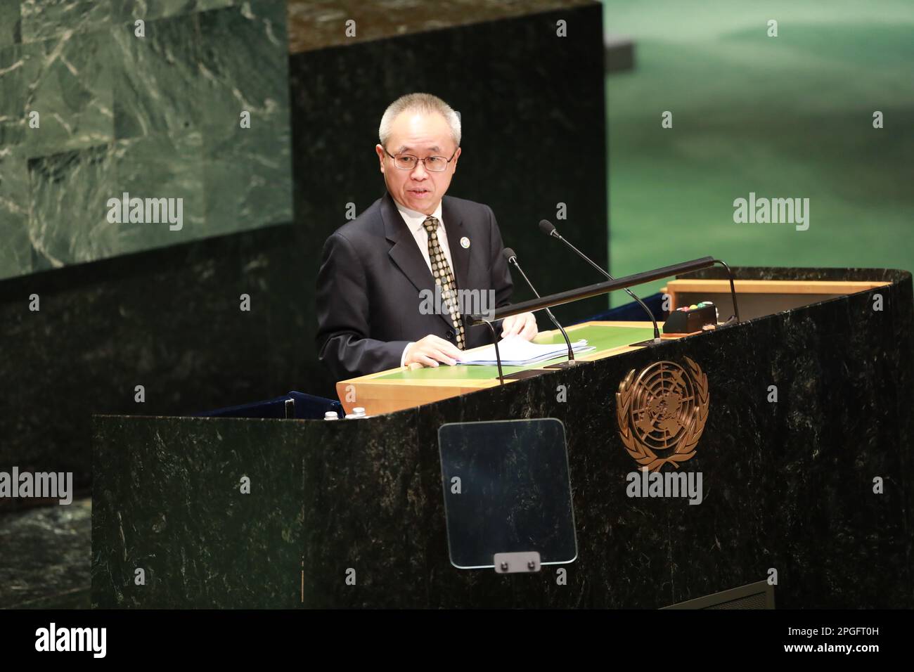 United Nations. 22nd Mar, 2023. UN Under-Secretary-General for Economic ...