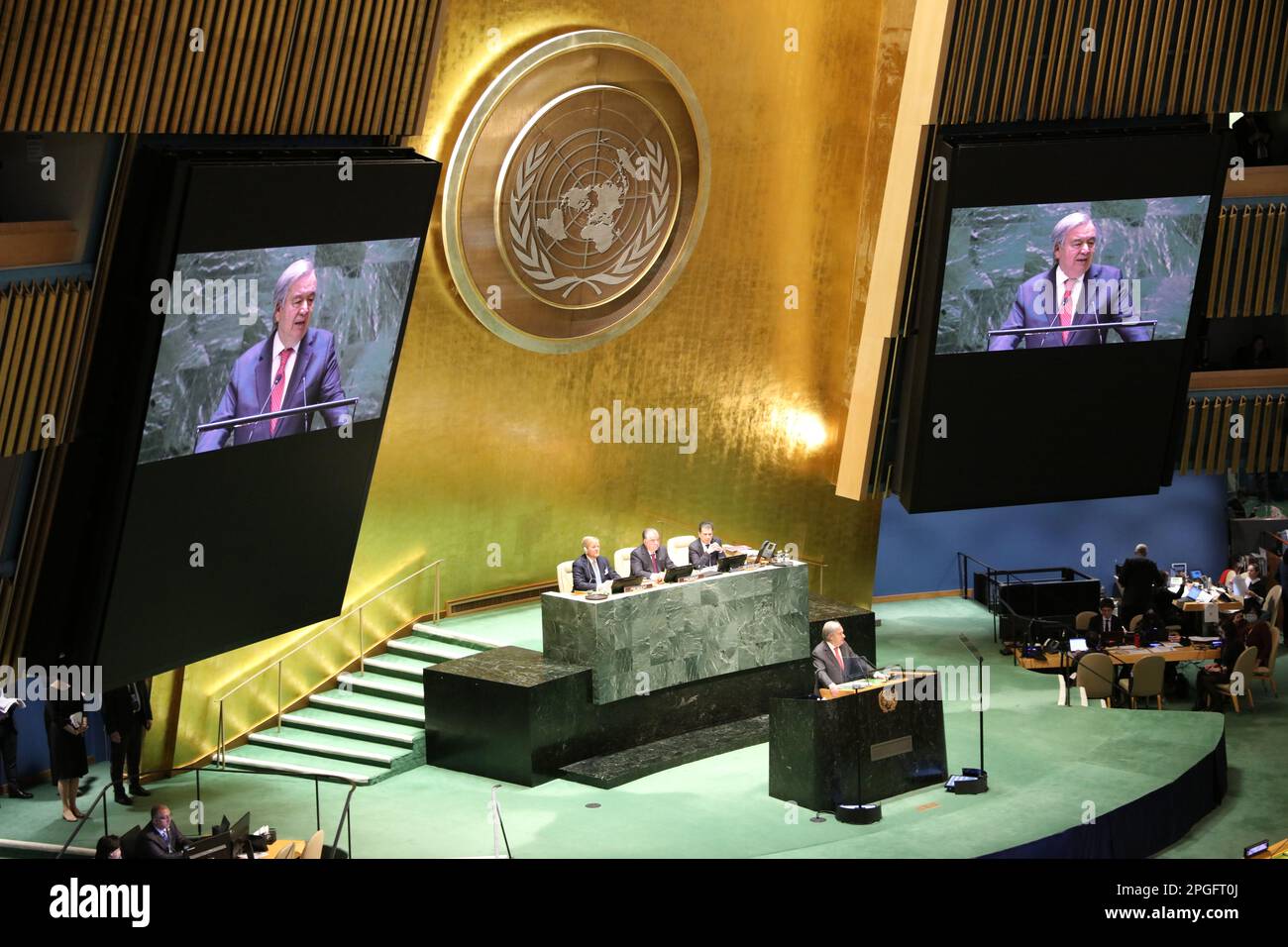 United Nations. 22nd Mar, 2023. UN Secretary-General Antonio Guterres ...