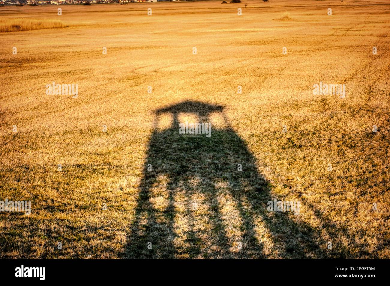 Shadow from the observation tower hi-res stock photography and images ...