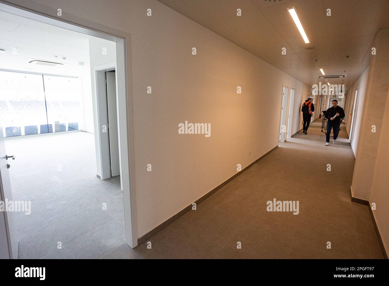 Photo taken on March 22, 2023. shows Opus Arena, Croatian football club ...