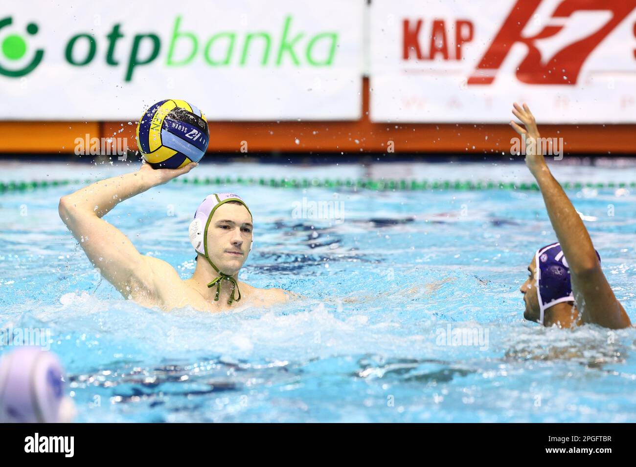 Split, Croatia. 22nd Mar, 2023. Luka Bukic of Jadran Split during the ...