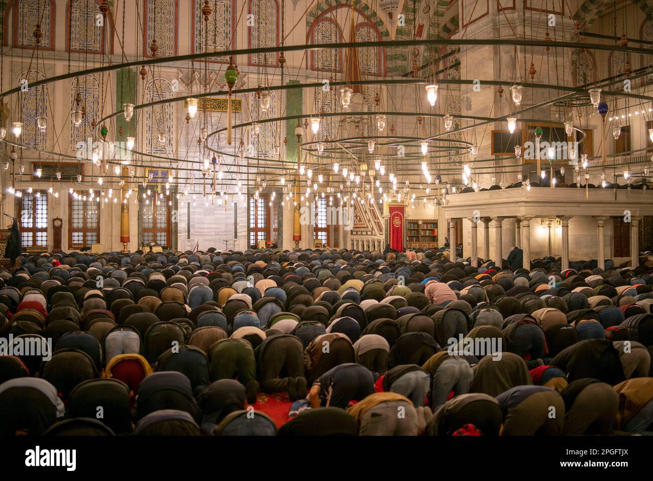 Istanbul, Istanbul, Turkey. 22nd Mar, 2023. Muslims perform the first ...