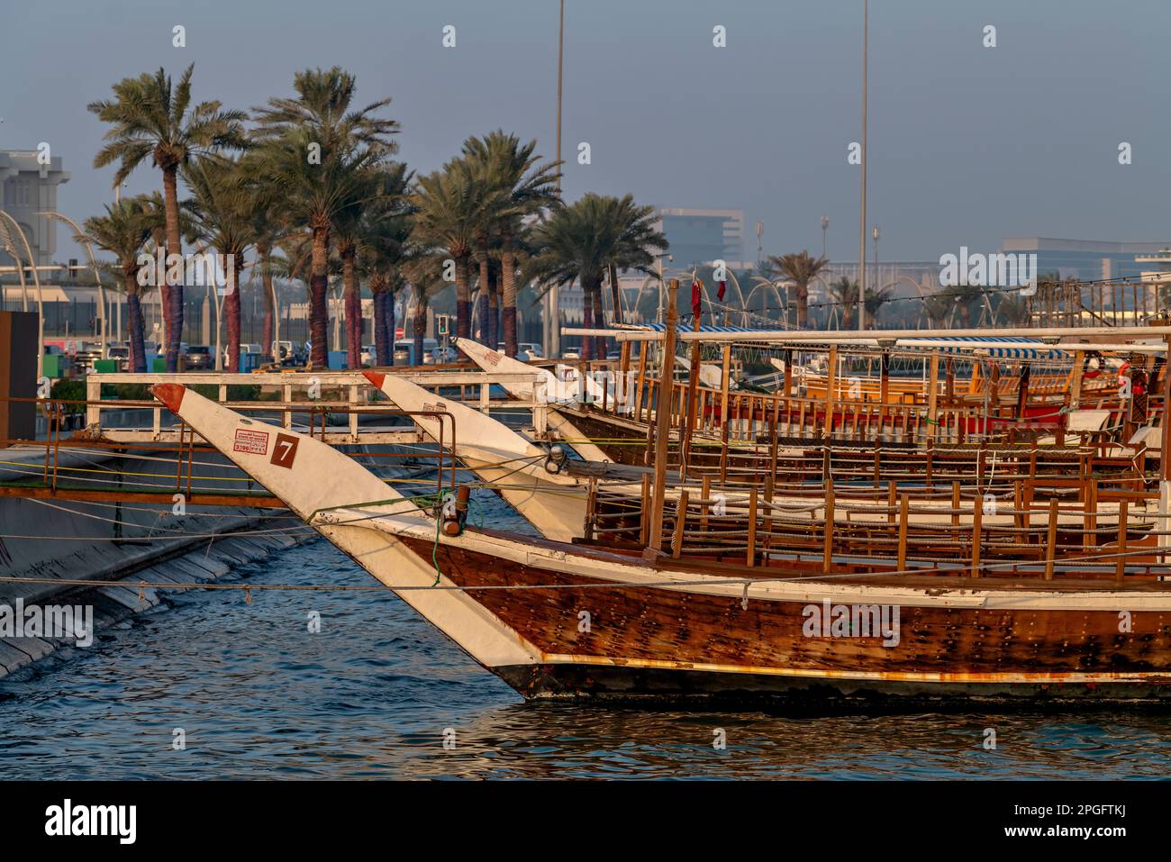 Qatar doha dhow traditional boat hi-res stock photography and images - Alamy