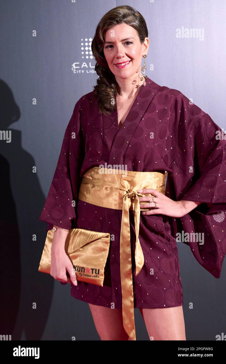 Madrid, Spain. , . Sandra Serrano from Kun-tu attends '19 Solos frente ...