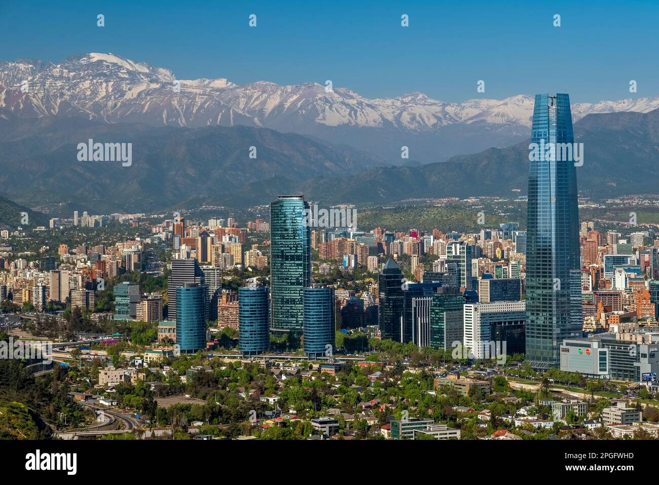 Downtown Santiago, Chile Stock Photo - Alamy