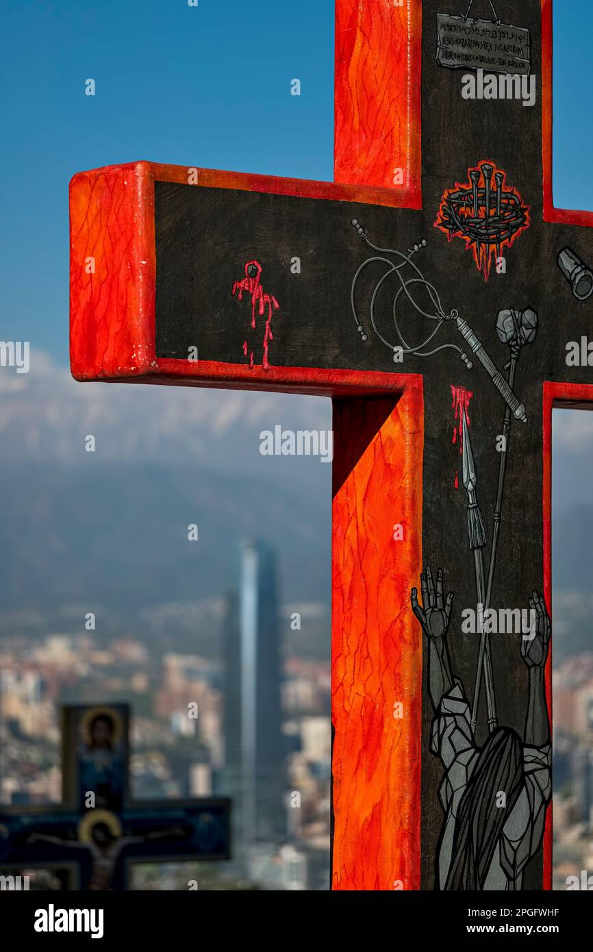 Sanctuary of the Immaculate Conception on San Cristóbal Hill, Santiago ...