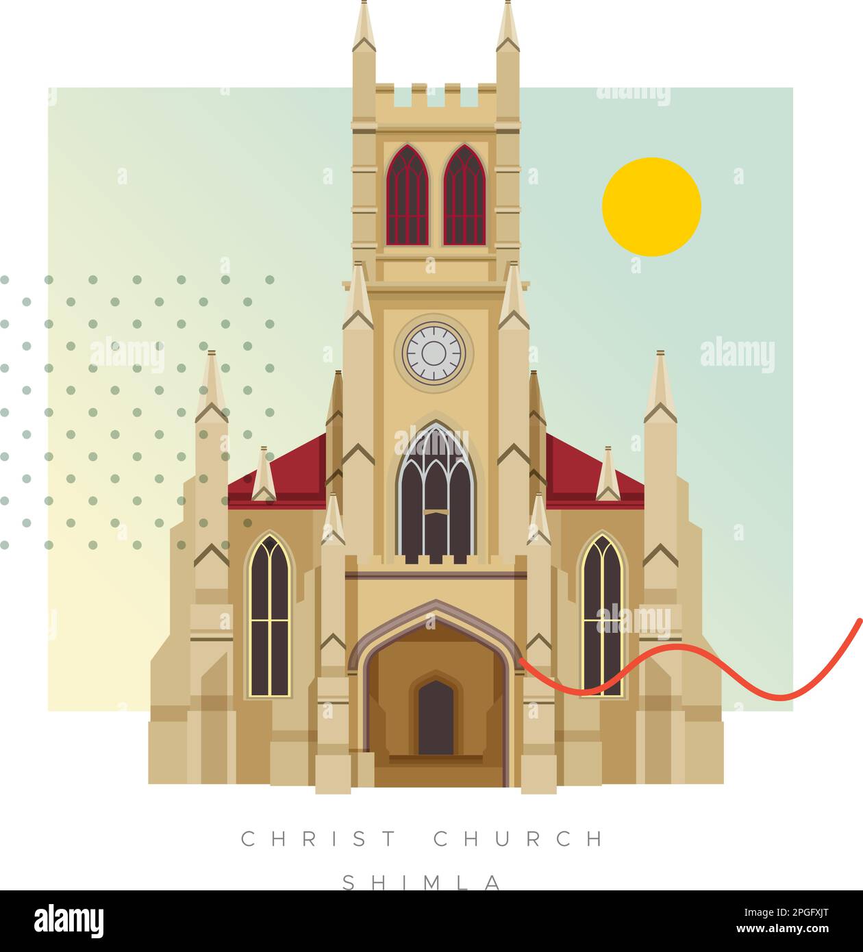 Indian architecture stained glass Stock Vector Images - Alamy