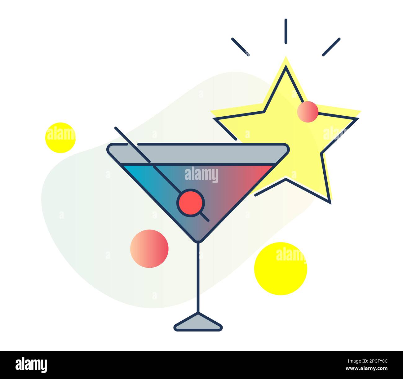 Martini eps Cut Out Stock Images & Pictures - Alamy