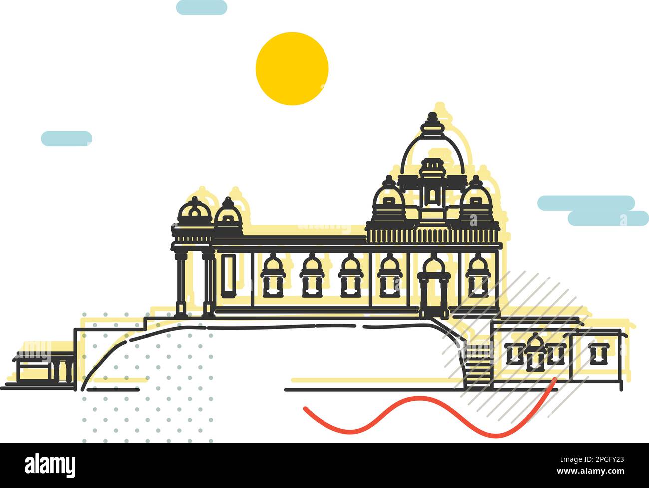 Kanyakumari Logo Kanyakumari India Stock Vector Images Alamy