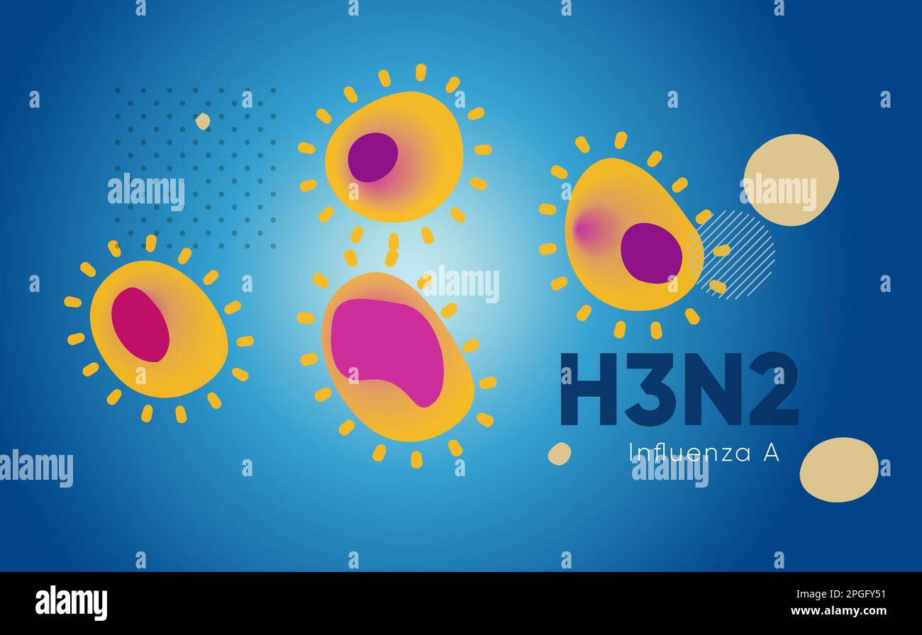 Abstract Representation of Influenza A - H3N2 - Virus - Stock Illustration as EPS 10 File Stock ...