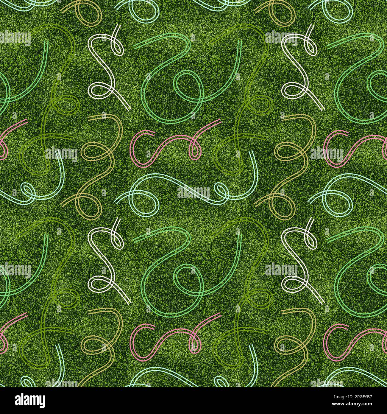 Cartoon stripes seamless birthday ribbons pattern for wrapping paper ...