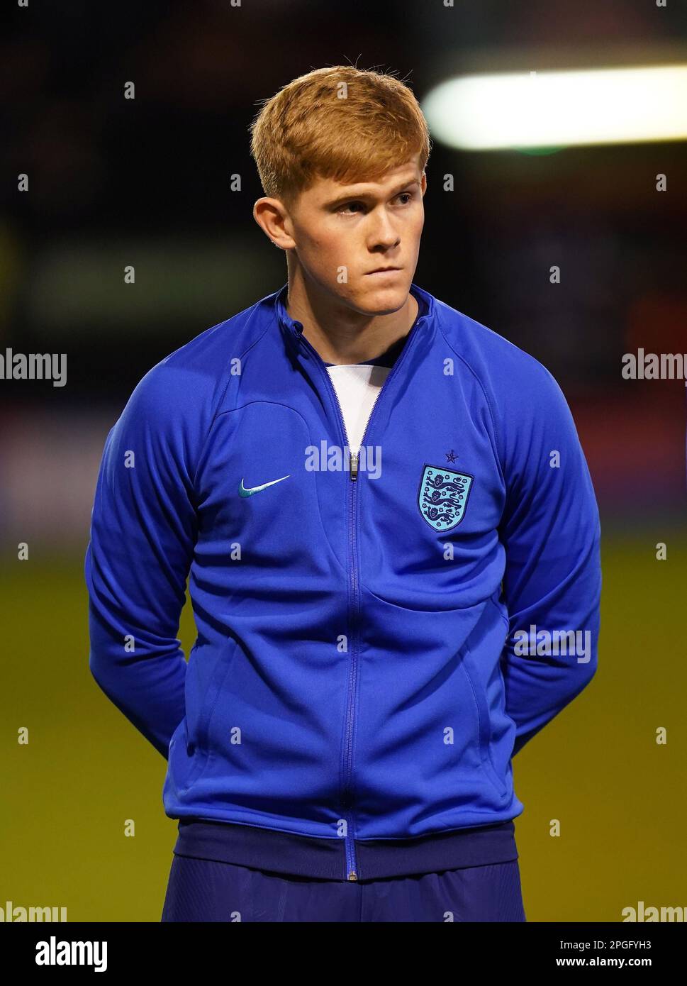 England’s Lewis Hall during the UEFA European Under-19 Championship ...