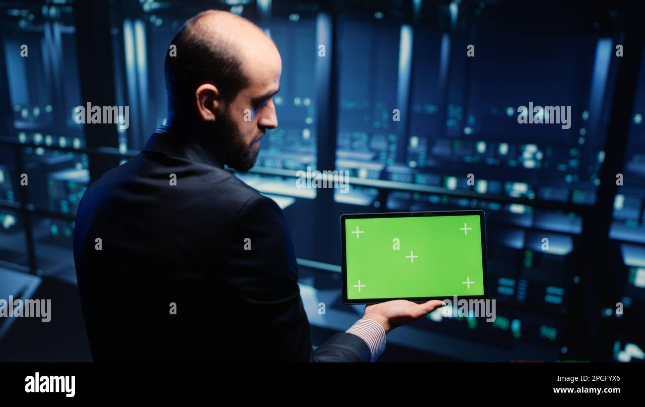Security specialist greenscreen hi-res stock photography and images - Alamy