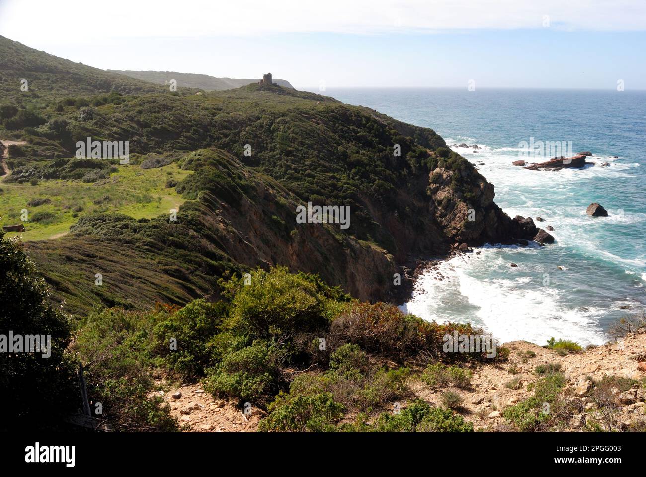 The coast of Ortile Stock Photo - Alamy