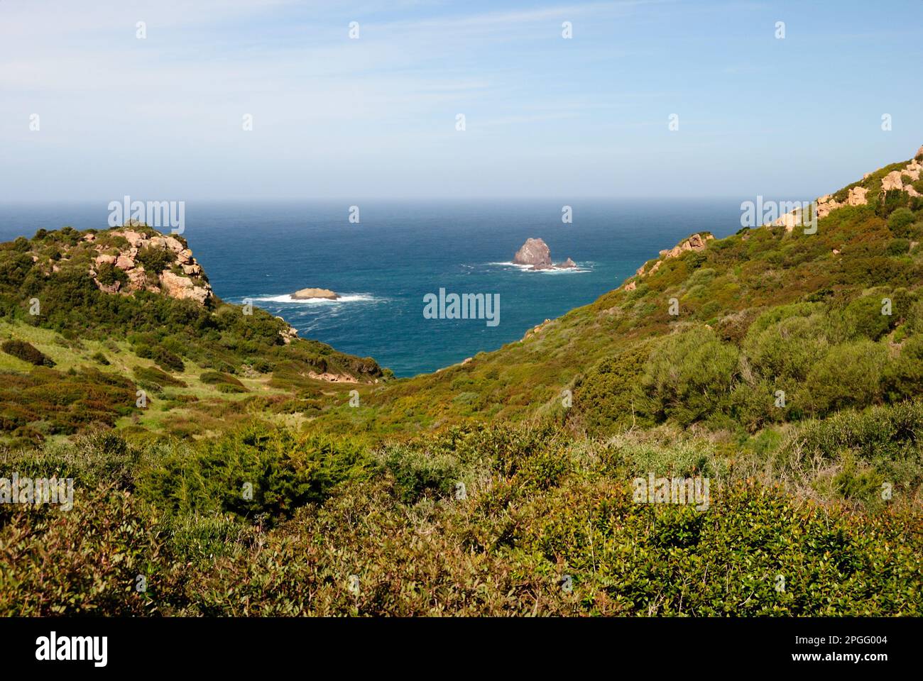 The coast of Ortile Stock Photo - Alamy