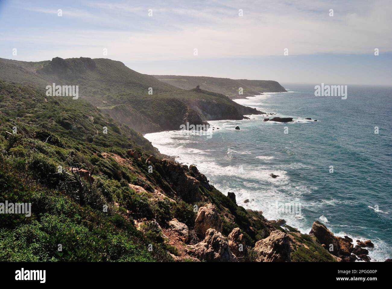 The coast of Ortile Stock Photo - Alamy