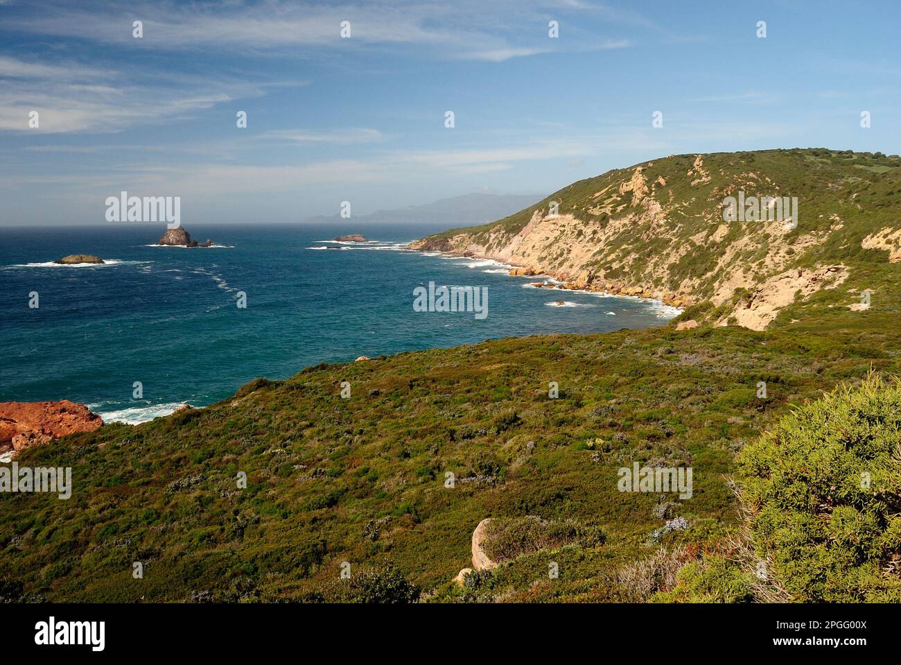 The coast of Ortile Stock Photo - Alamy