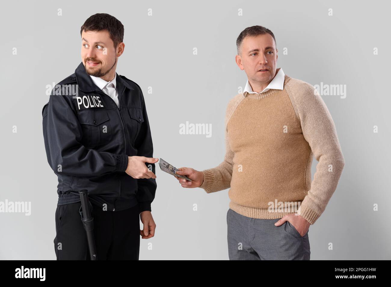 Corrupt policeman hi-res stock photography and images - Alamy