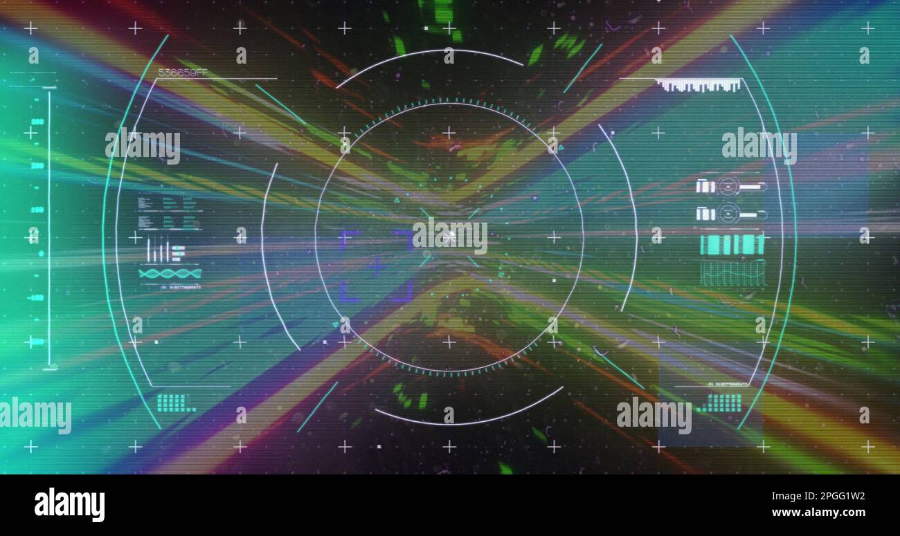 Image of scope scanning and data processing Stock Photo - Alamy