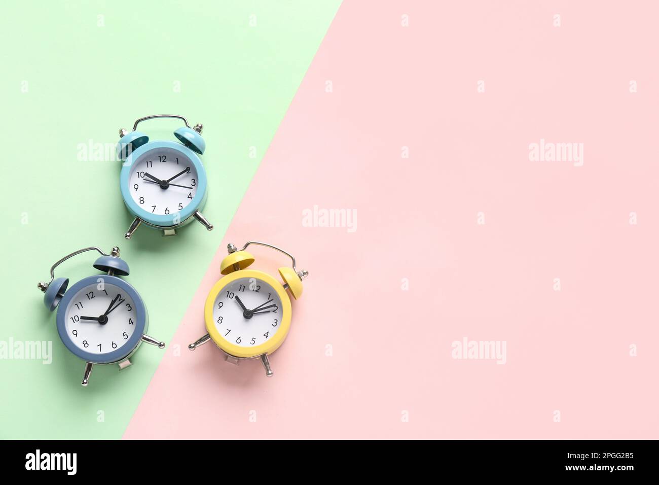 Three different clocks hi-res stock photography and images - Alamy