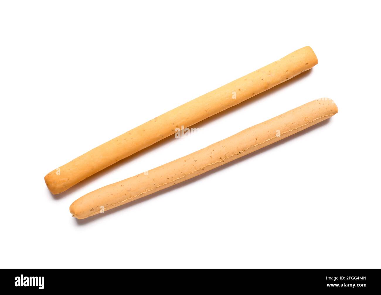 Tasty Italian Grissini on white background Stock Photo - Alamy