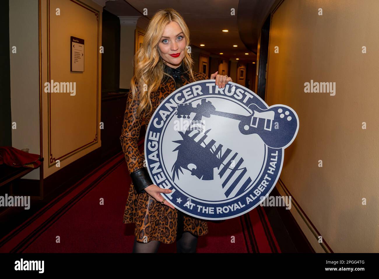 Laura Whitmore attends the the Teenage Cancer Trust show at the Royal ...