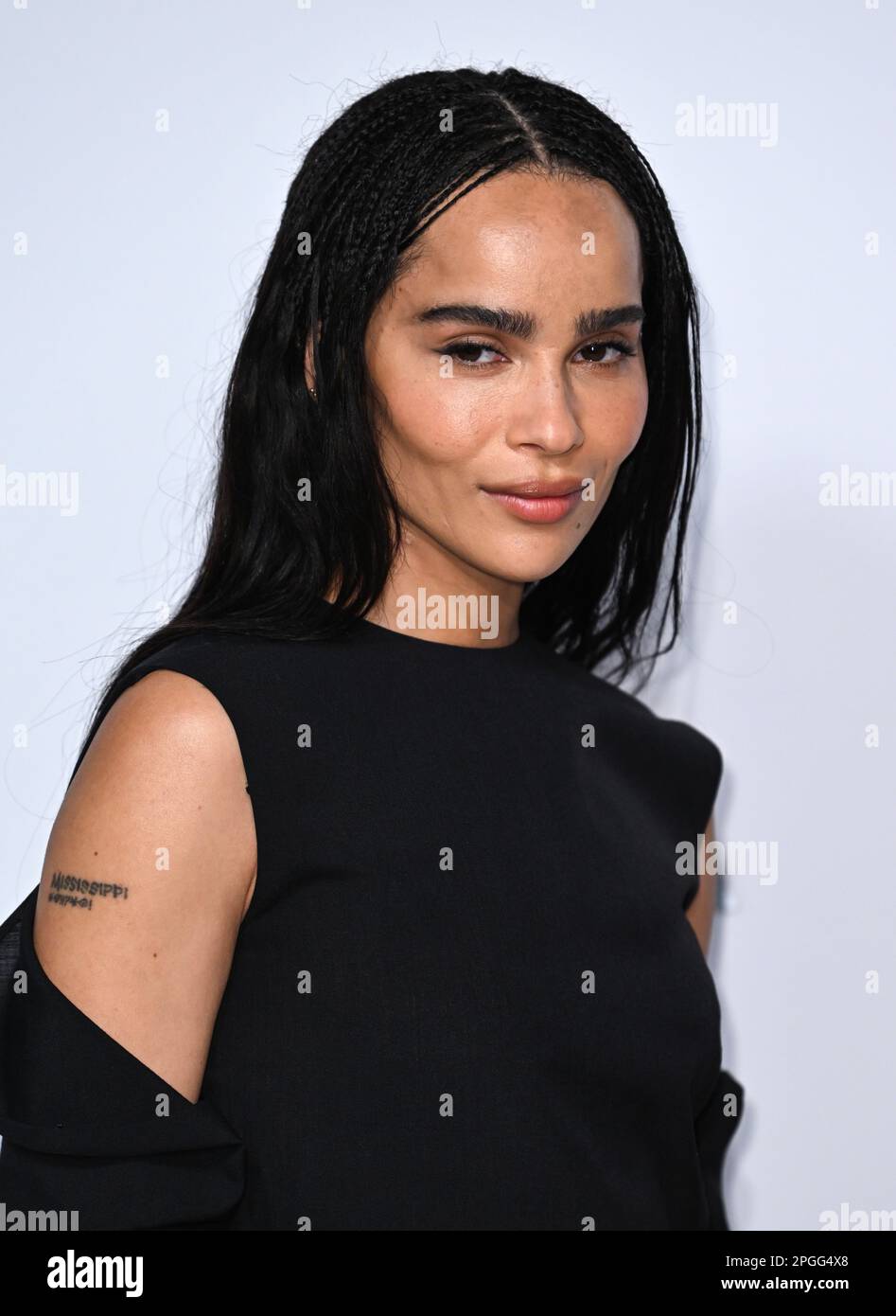 London, UK. 22nd Mar, 2023. March 22nd, 2023, London, UK. Zoe Kravitz ...
