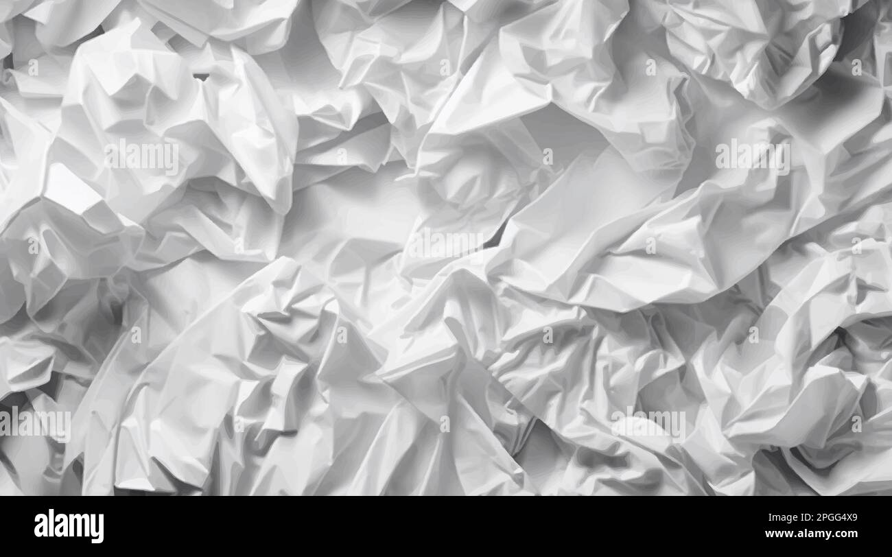 Texture of crumpled paper. Vector illustration background Stock Vector ...