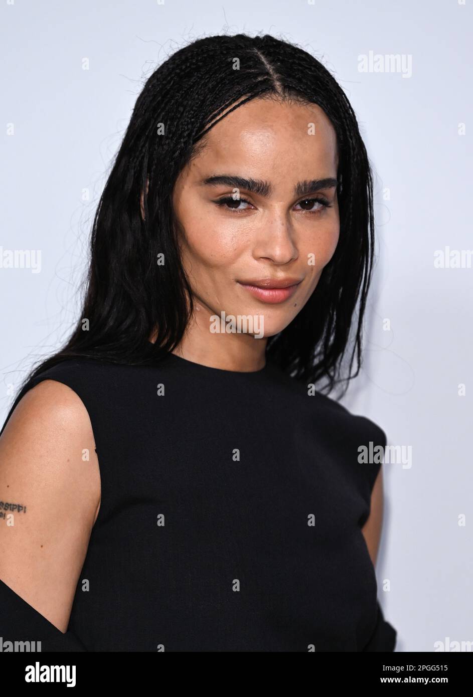 London, UK. 22nd Mar, 2023. March 22nd, 2023, London, UK. Zoe Kravitz ...