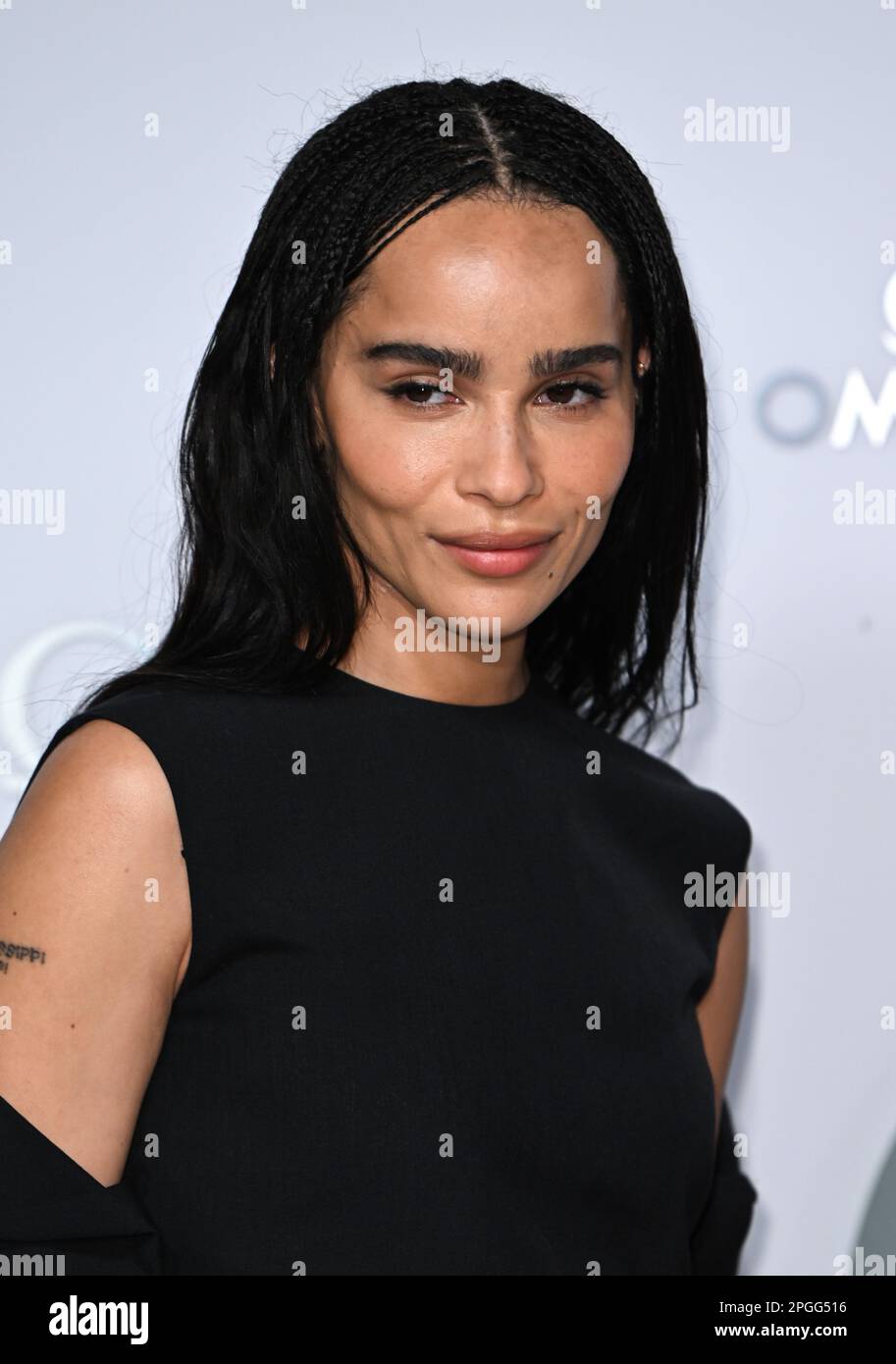 London, UK. 22nd Mar, 2023. March 22nd, 2023, London, UK. Zoe Kravitz ...