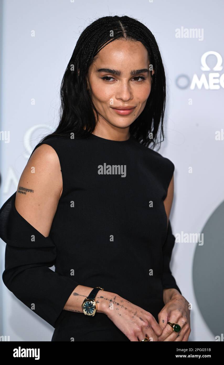 London, UK. 22nd Mar, 2023. March 22nd, 2023, London, UK. Zoe Kravitz ...