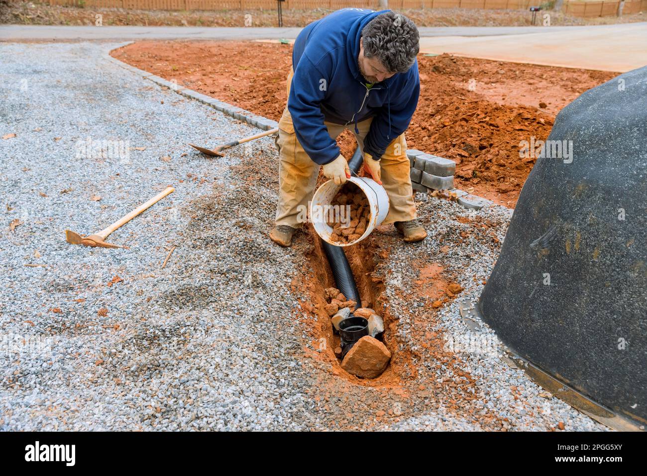 Rainwater collection is great way to drainage pipe should be carefully ...