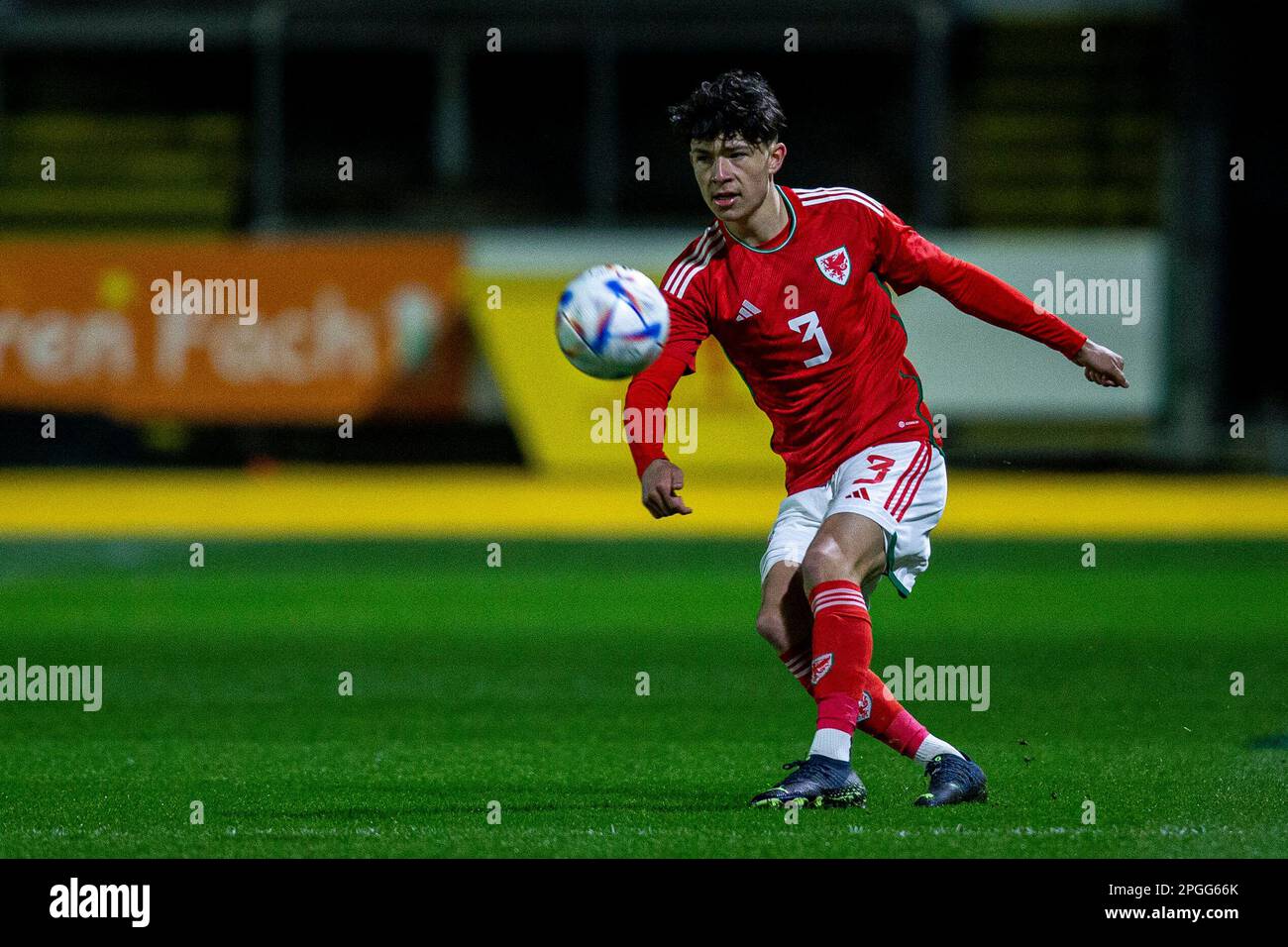 Newport, UK. 22nd Mar, 2023. Luey Giles of Wales in action. Scotland v ...