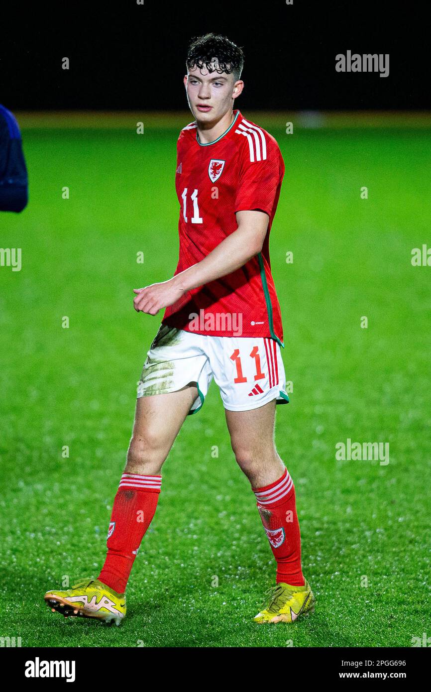 Newport, UK. 22nd Mar, 2023. George Morgan of Wales in action. Scotland ...