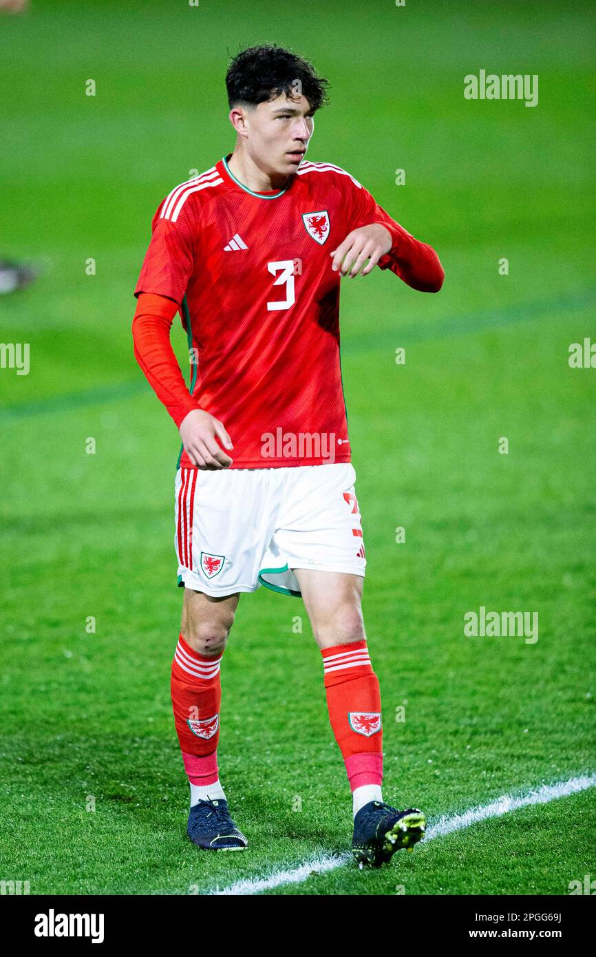 Newport, UK. 22nd Mar, 2023. Luey Giles of Wales in action. Scotland v ...