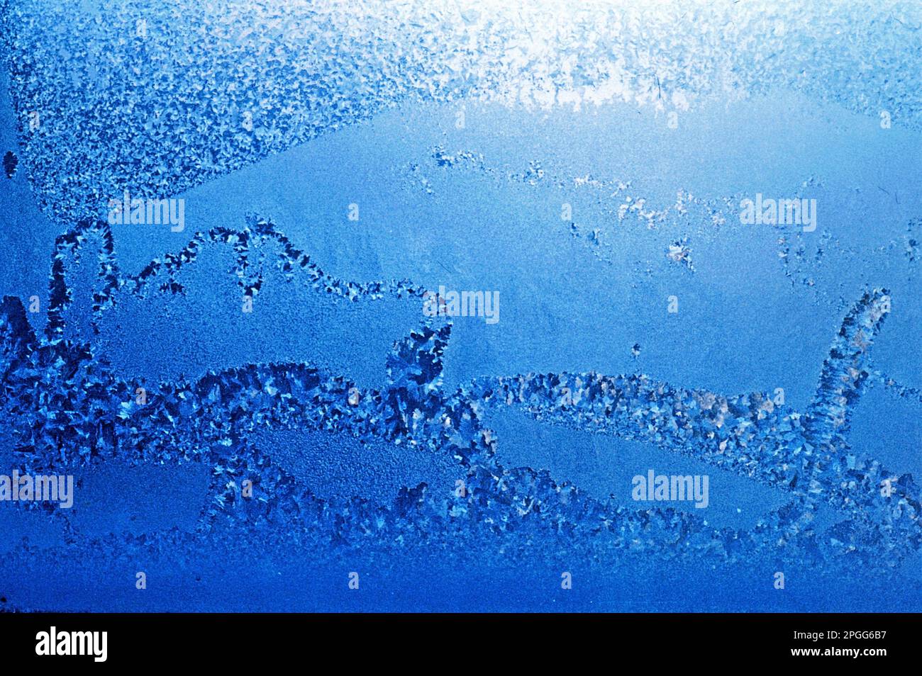 rosty pattern on the window Stock Photo - Alamy