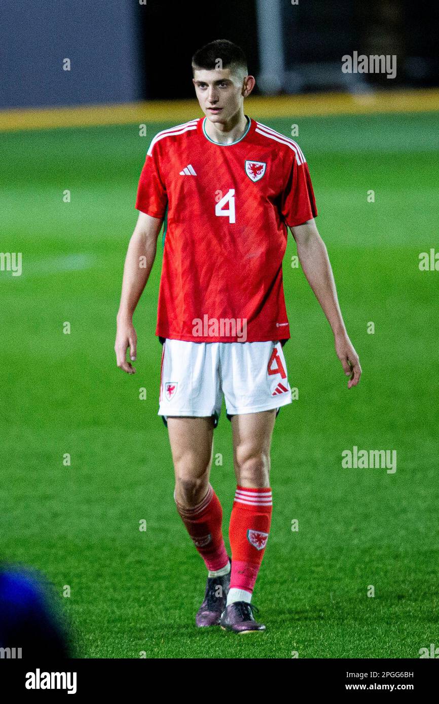 Newport, UK. 22nd Mar, 2023. Dan Cox of Wales in action. Scotland v ...