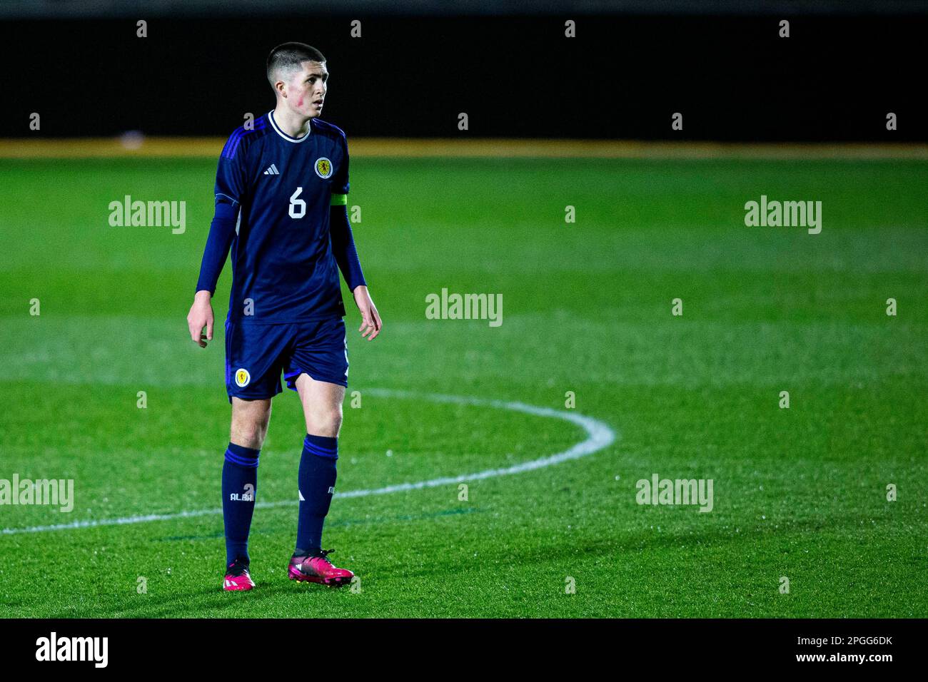 Newport, UK. 22nd Mar, 2023. Bailey Rice of Scotland in action ...
