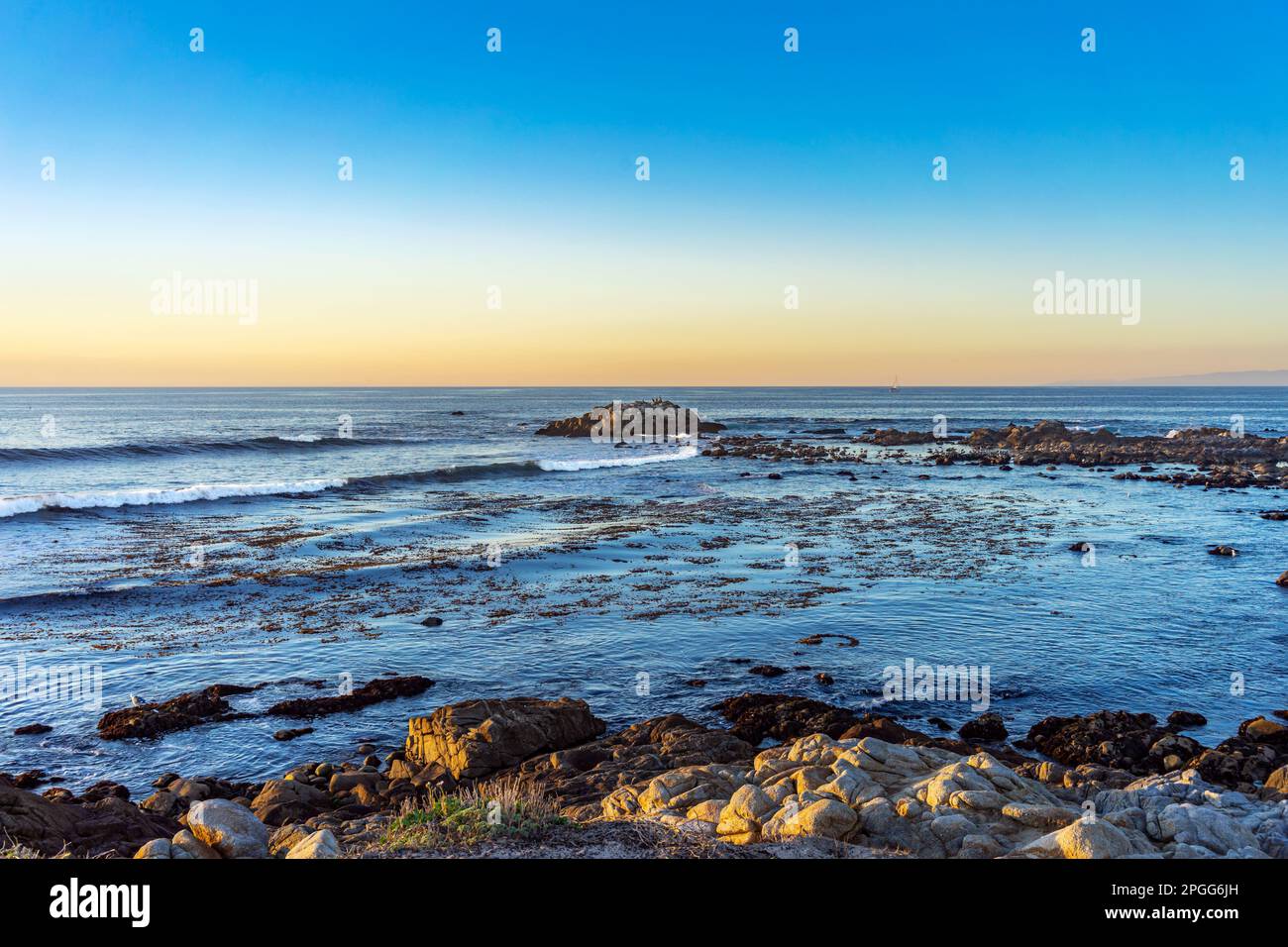 Dusk view of monterey bay hi-res stock photography and images - Alamy