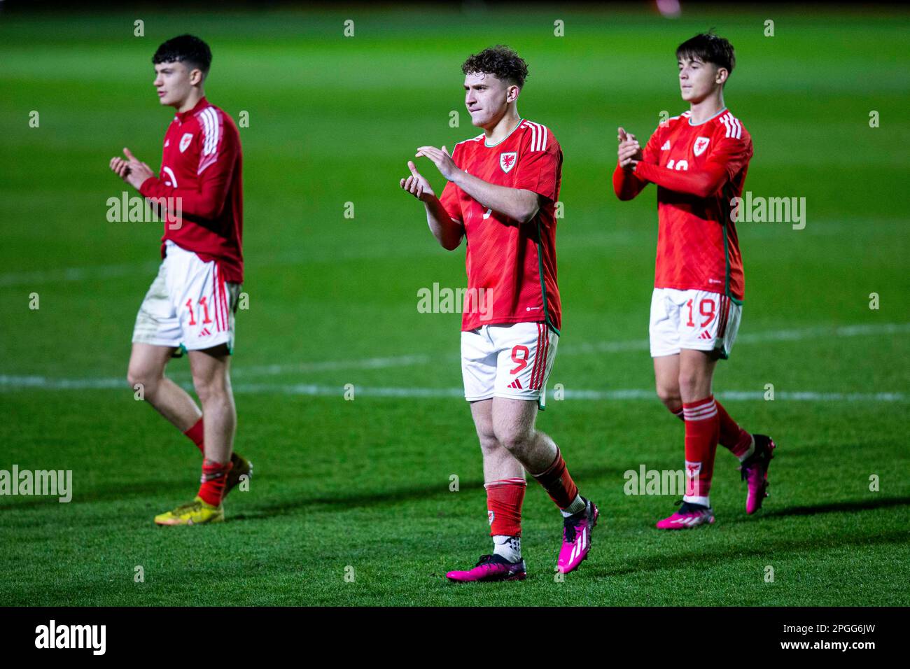 Newport, UK. 22nd Mar, 2023. Iwan Morgan of Wales celebrates at full ...
